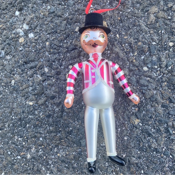 Holiday | Uncle Peppermint Man Glass Ornament Handcrafted Vintage Rare ...